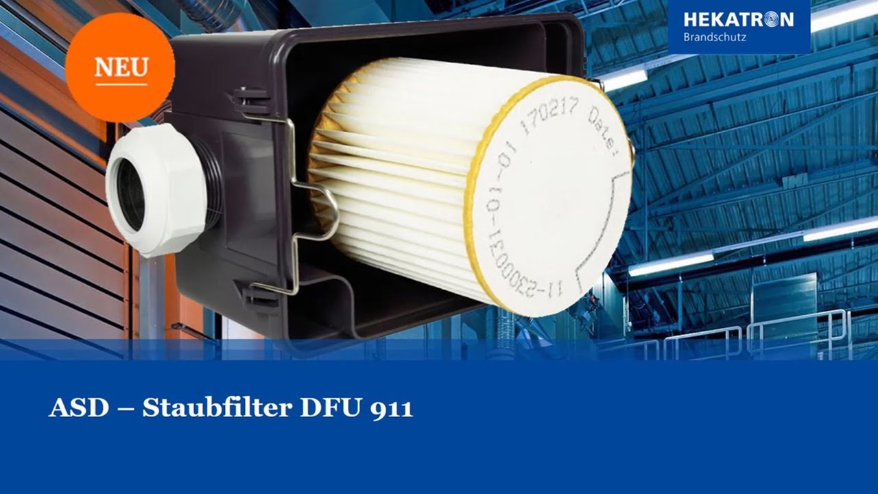 Wechsel der Filterkartusche des DFU 911 Staubfilters - YouTube