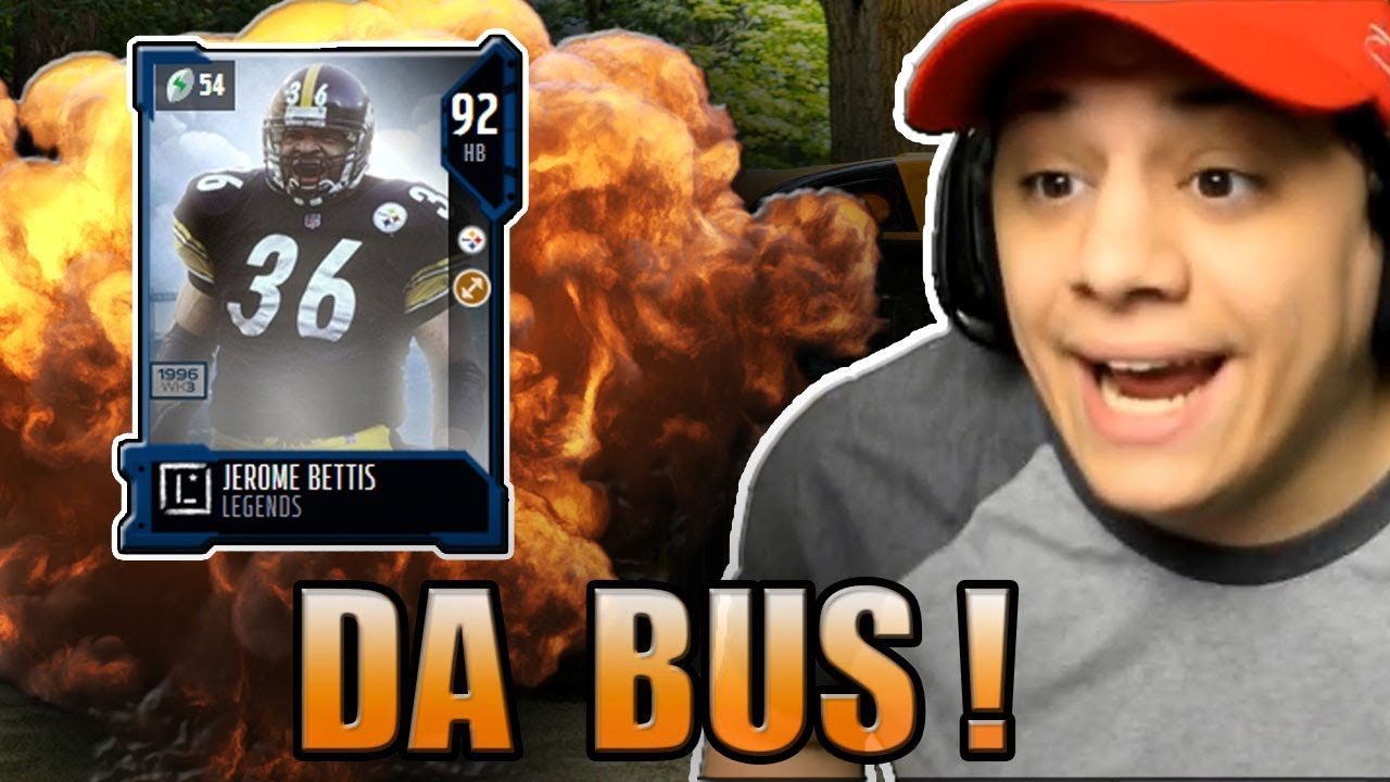 We Finally Got THE BUS! OMG! (93 Jerome Bettis Gameplay) - Madden NFL ...