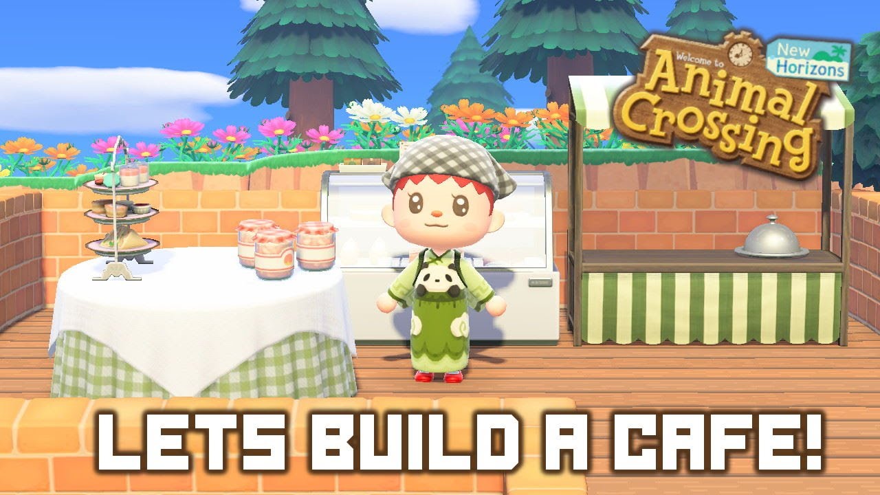 Let's build a cute cafe in ACNH! - YouTube