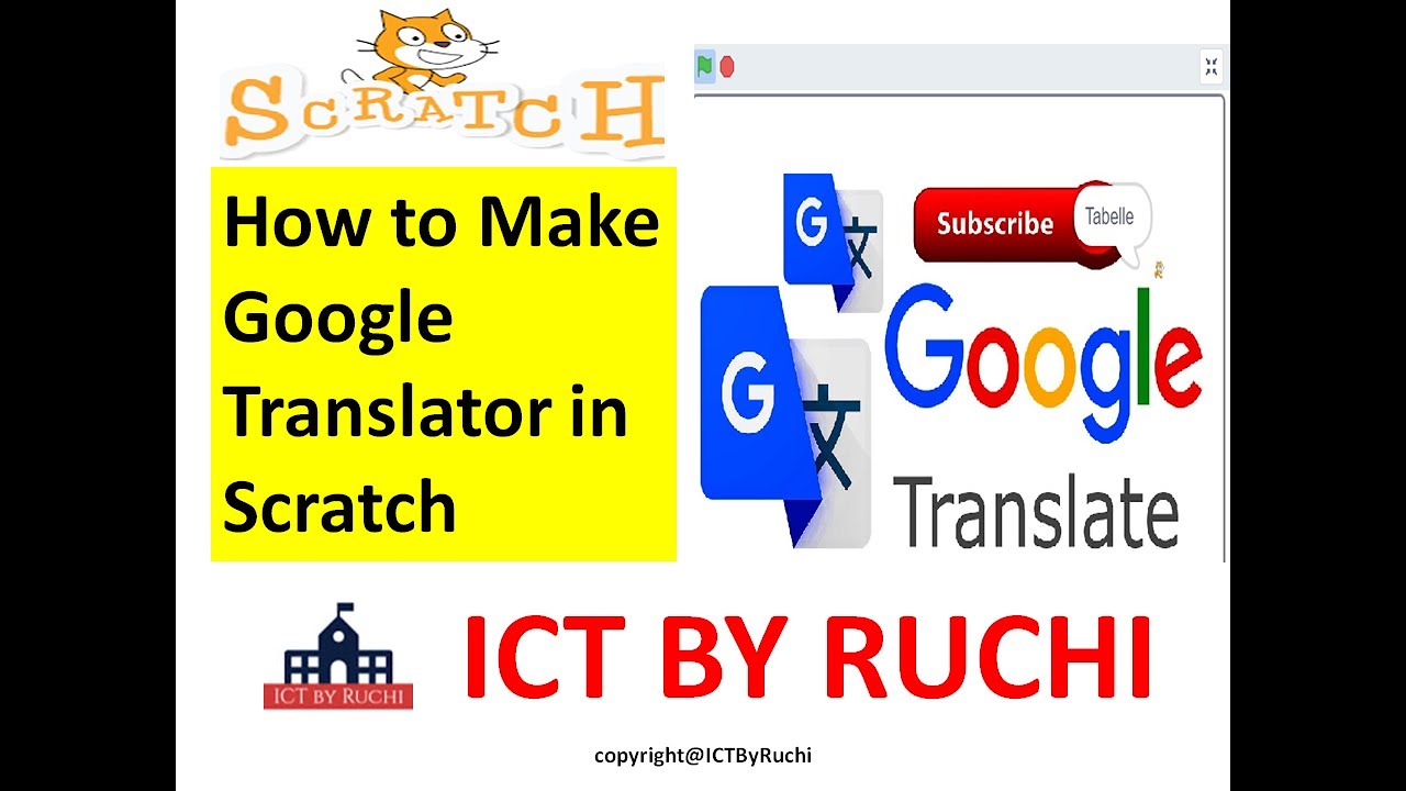 How To make Google Translator in Scratch (coding bootcamp free) - YouTube