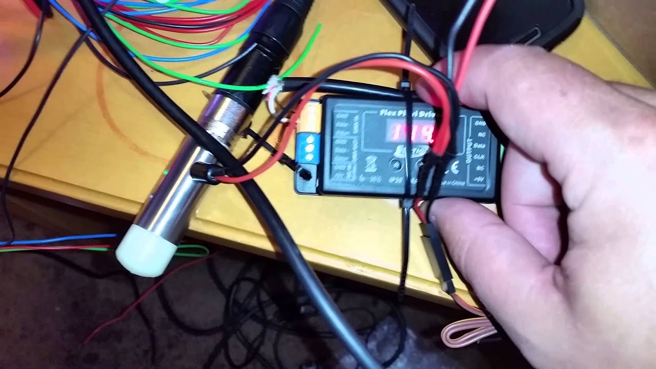 Battery powered wireless DMX led gogo outfit - YouTube