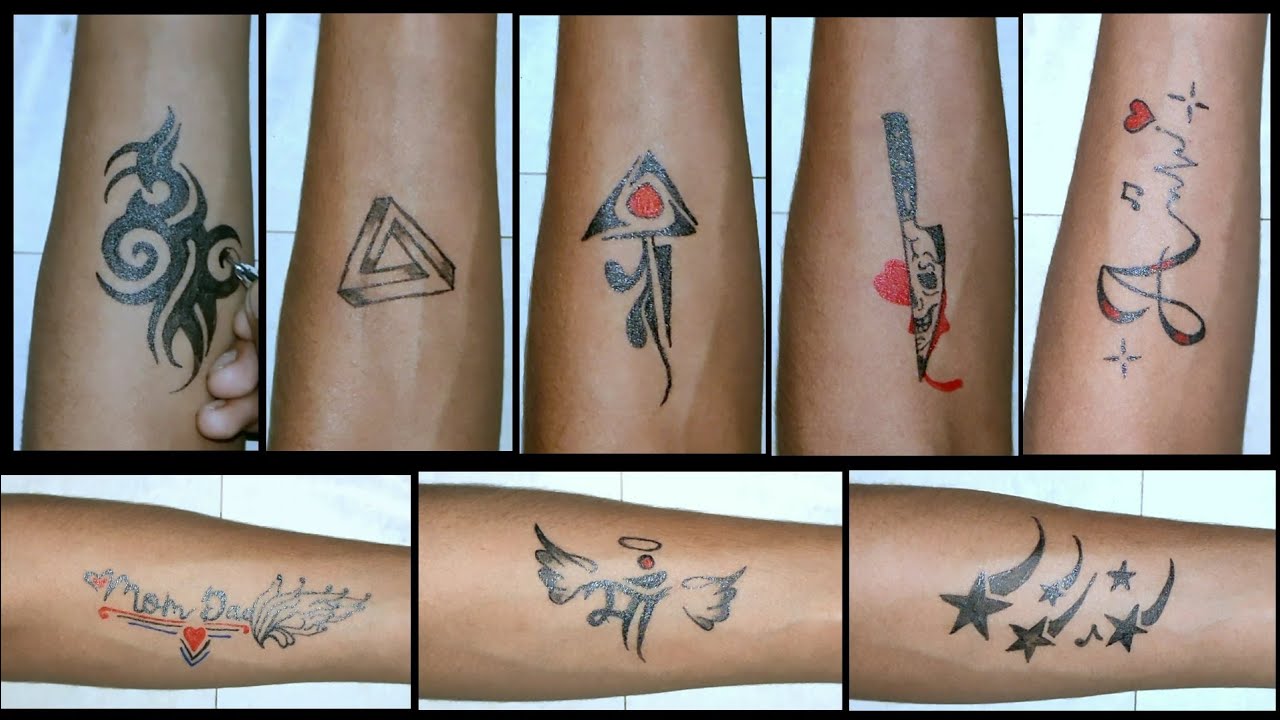 8 Simple Tattoo || #trending #trendingtattoo #trendingvideo #viral # ...
