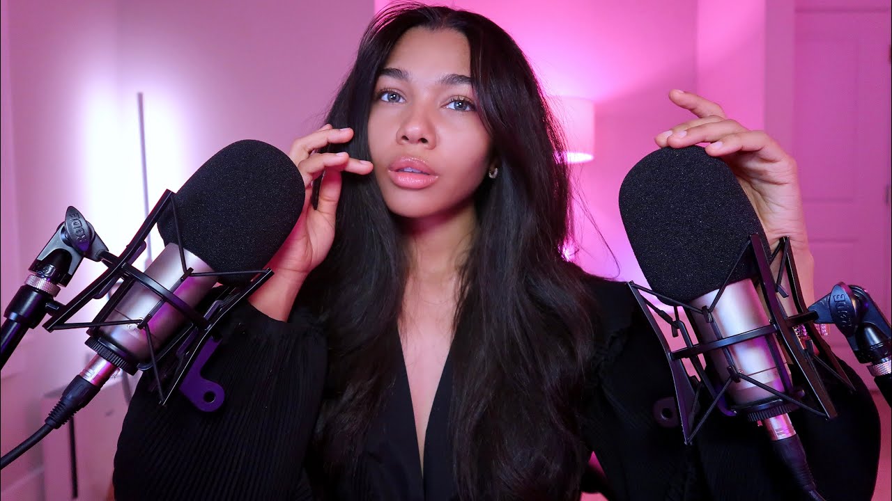 ASMR | Fast & Aggressive Spit Painting, Mouth Sounds & Collar Bone ...