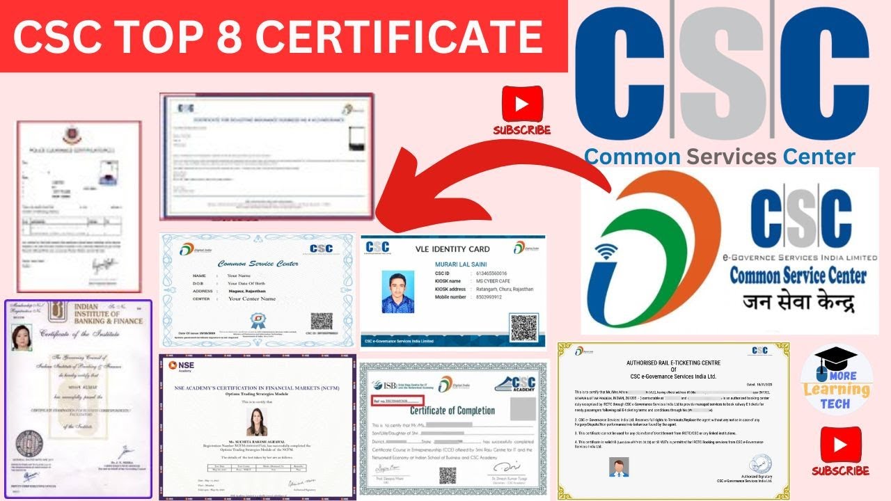 CSC TOP 8 CERTIFICATE 2024 | CERTIFICATE REGISTRATION | CERTIFICATE ...