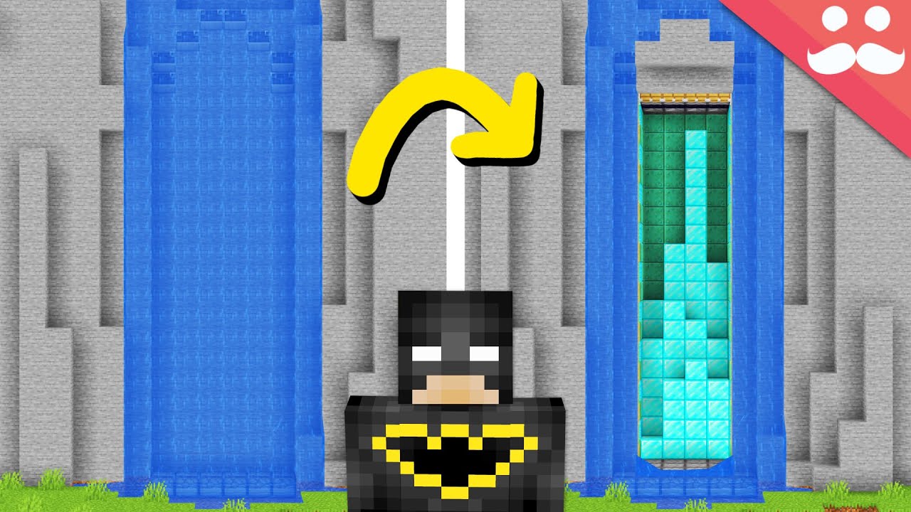 Minecraft Batcave Entrance