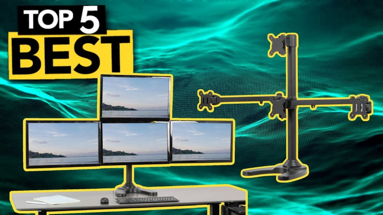 TOP 5 Best Quad Monitor Stand [ 2024 Buyer's Guide ] - YouTube