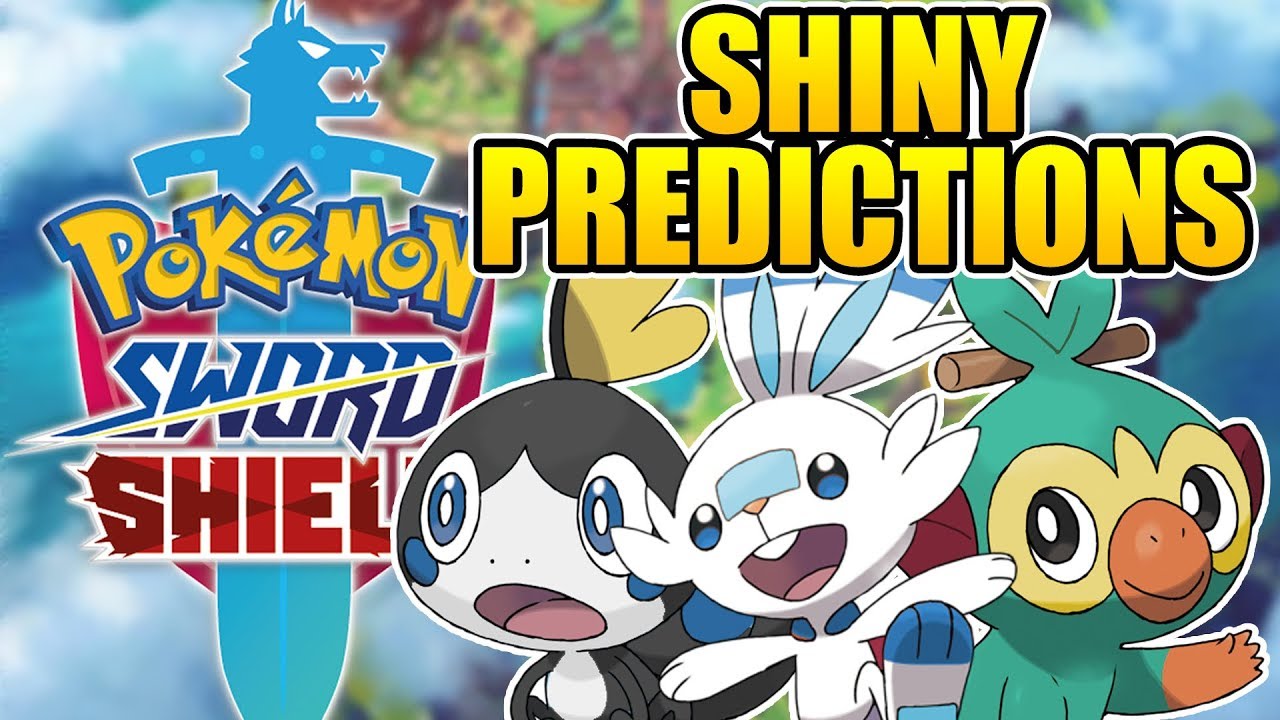 SHINY PREDICTIONS for Pokemon Sword and Shield - YouTube