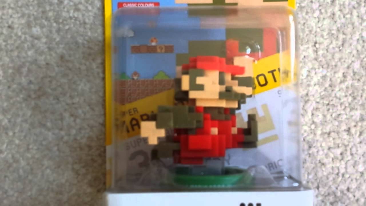 Super Mario Maker Deluxe Unboxing Amiibo Art Book - YouTube