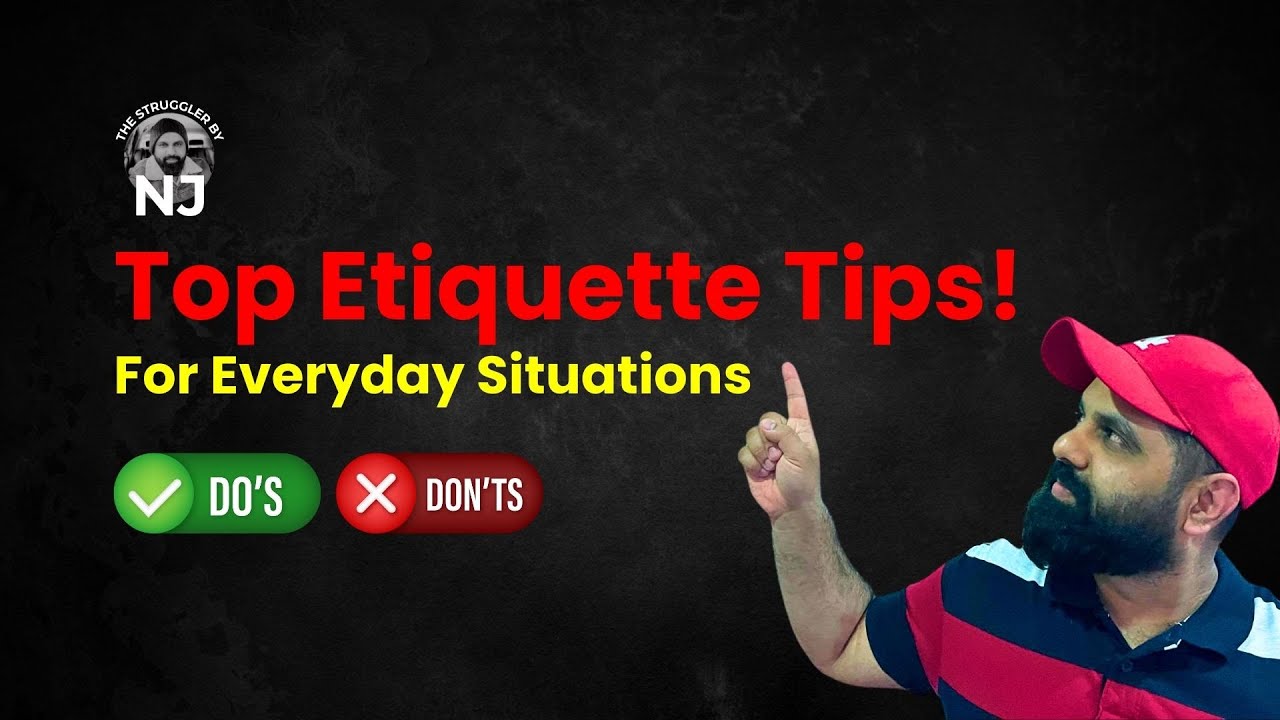 Everyday Etiquette Rules You Need to Know! - YouTube