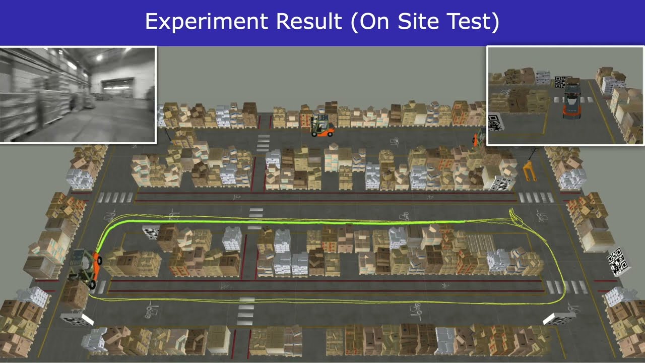 5G-VI SLAM for warehouse manipulation - YouTube