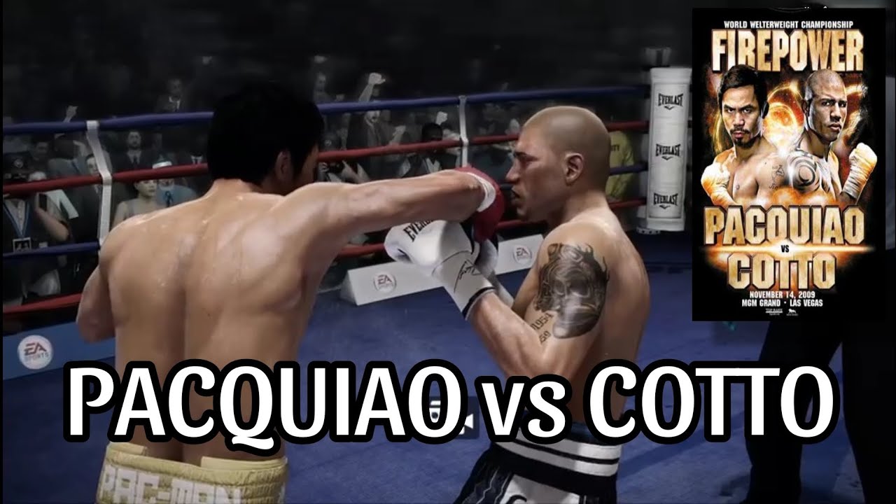 Manny Pacquiao vs Miguel Cotto 🥊 | Fight Night Champion - YouTube