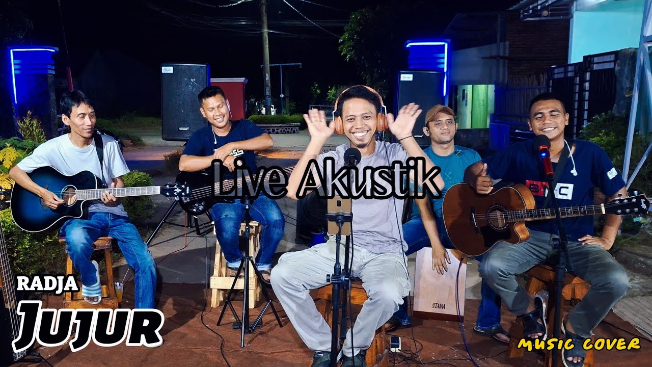 RADJA - JUJUR || Live Akustik Cover - YouTube