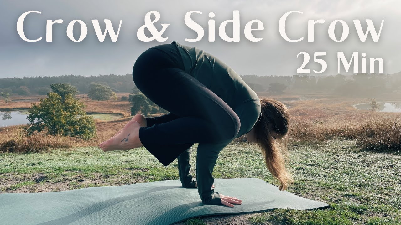 25 Min Spooky Crow & Side Crow Yoga Flow – Yoga Workout for Core ...