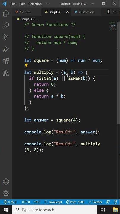 JavaScript arrow function syntax - JavaScript Tutorial for Beginners ...