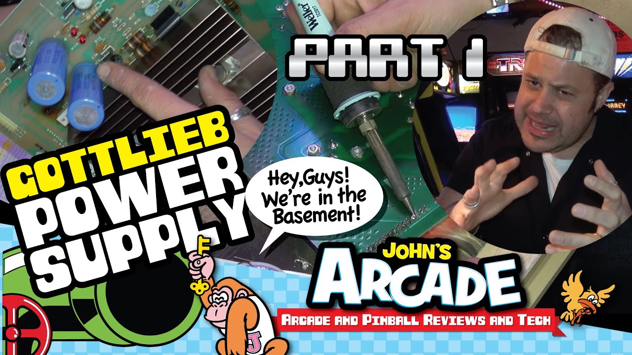 PART 1 - Gottlieb Q*Bert Mad Planets Arcade Power Supply Rebuild ...
