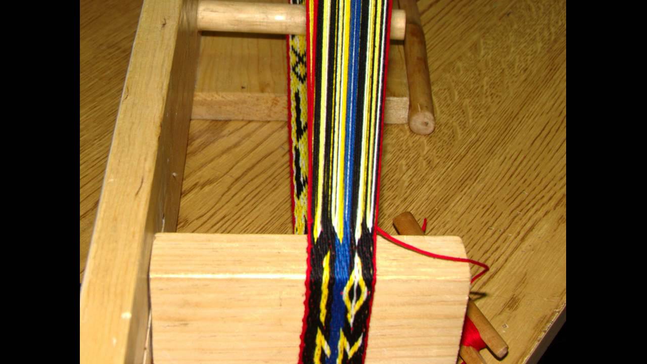 Anglo-saxon Fuþorc in Tablet Weaving - YouTube