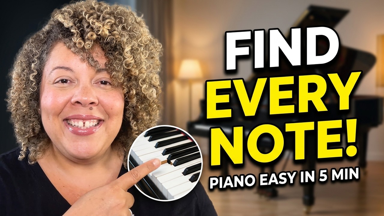 Learn All The Keys On The Piano in 5 MINUTES! | Easy Beginning Piano ...