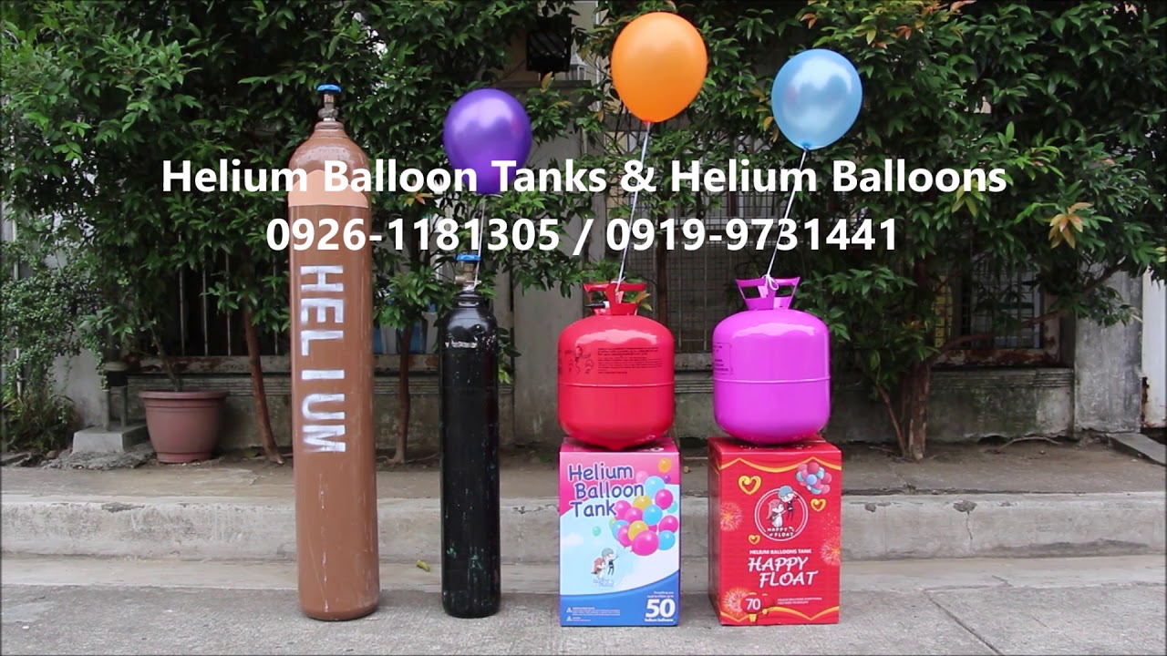 Helium Balloon Tanks - YouTube