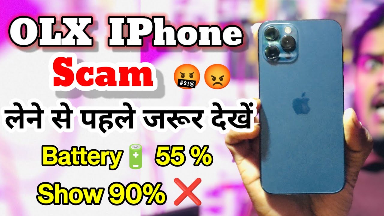 iPhone battery health scam | OLX iPhone scam | iPhone 12 Pro battery ...