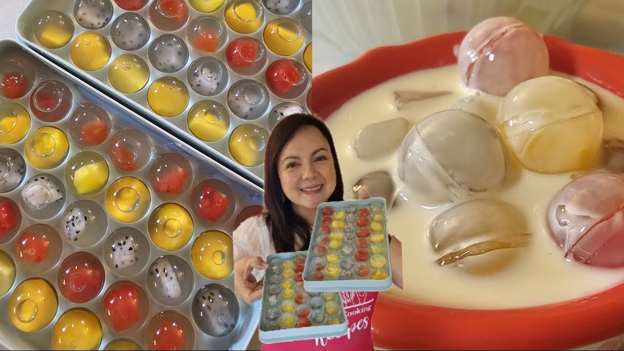 Fruit Jelly Balls. So cute! - YouTube