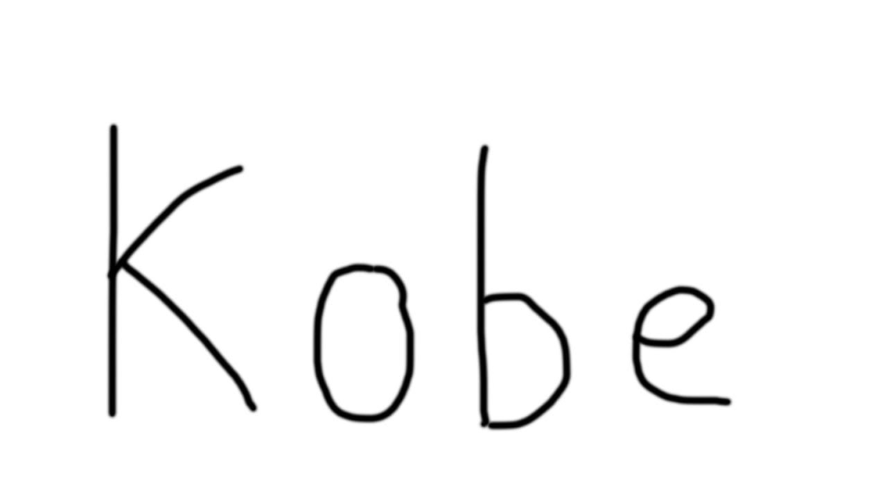 RIP, how to turn words KOBE into basketball NBA legend Kobe Bryant ...
