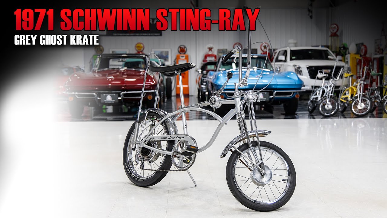 1971 Schwinn Sting-Ray Grey Ghost Krate - YouTube