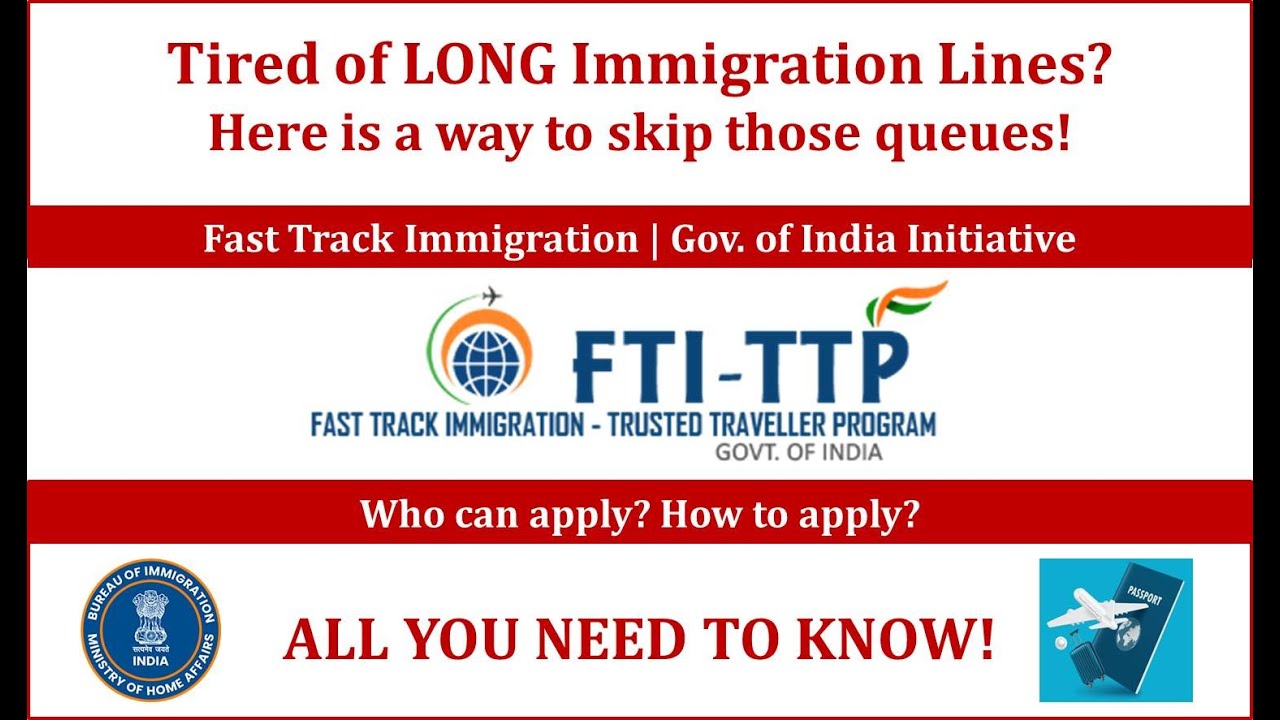 Fast Track Immigration (INDIA) - Your Complete Guide! - YouTube
