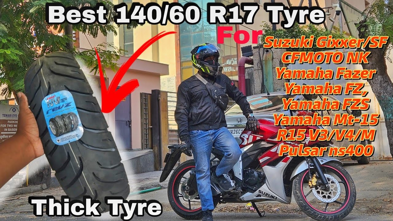 Best 140/60 Tyre Ownership Review| MRF Rev-Z 140/60 R17 Review ...