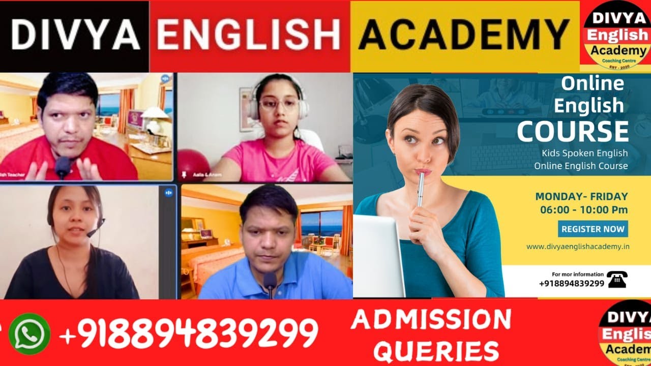 Spoken English Class by Divya English Academy #divyaenglish - YouTube