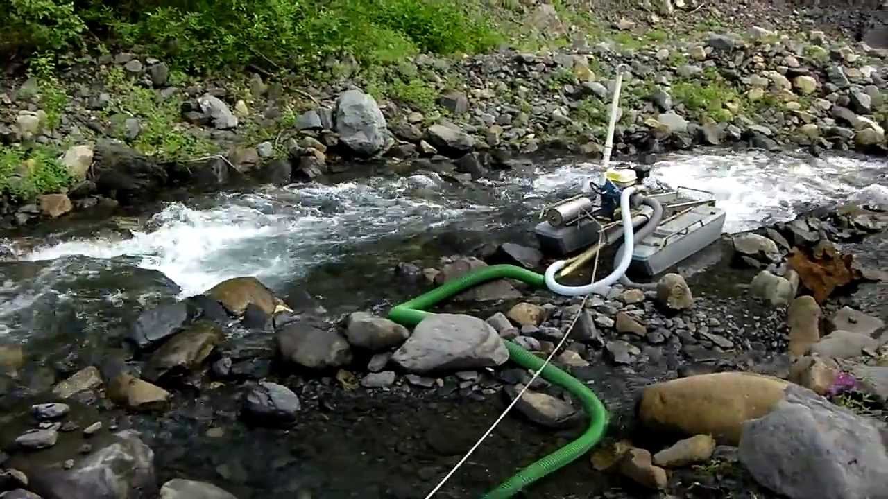 Gold Mining - Mining A Bank Or Gravel Bar - YouTube