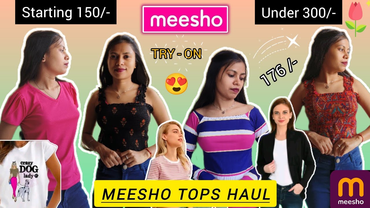 Meesho tops under 300 🌻 || Affordable tops from meesho || Meesho top ...
