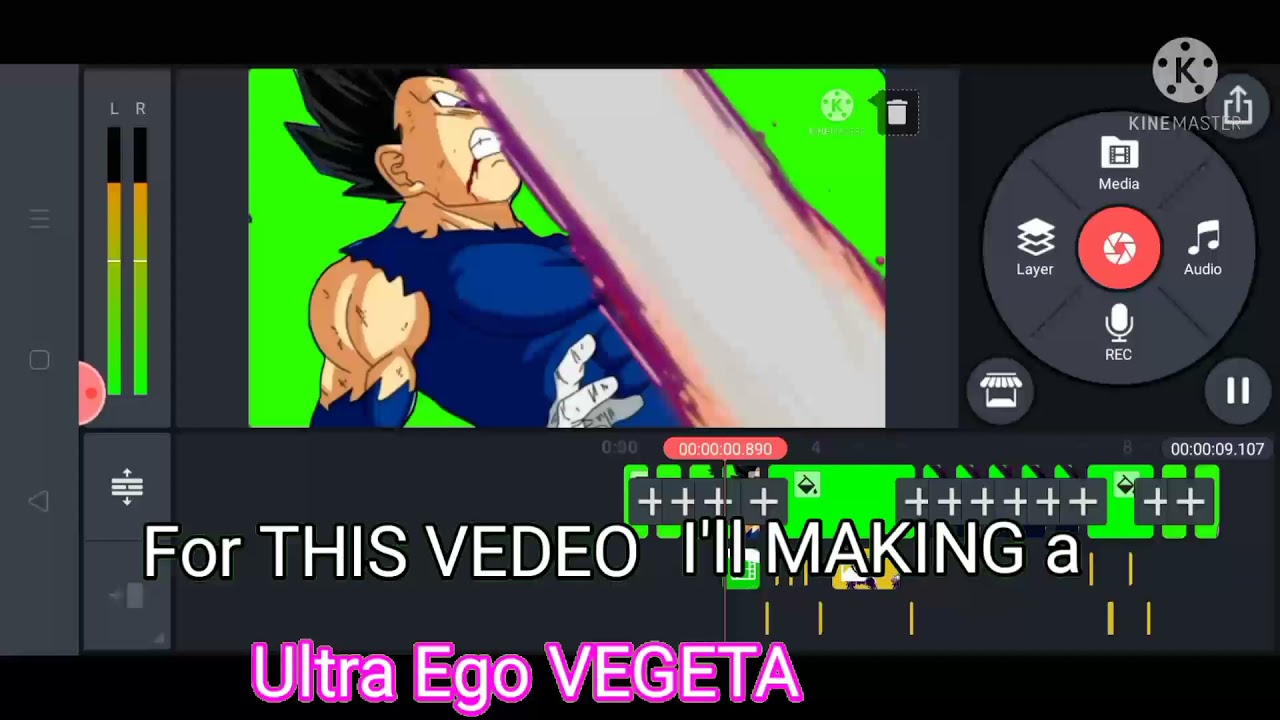 HOW TO MAKE DRAGON BALL GREEN SCREEN (ULTRA EGO VEGETA) - YouTube