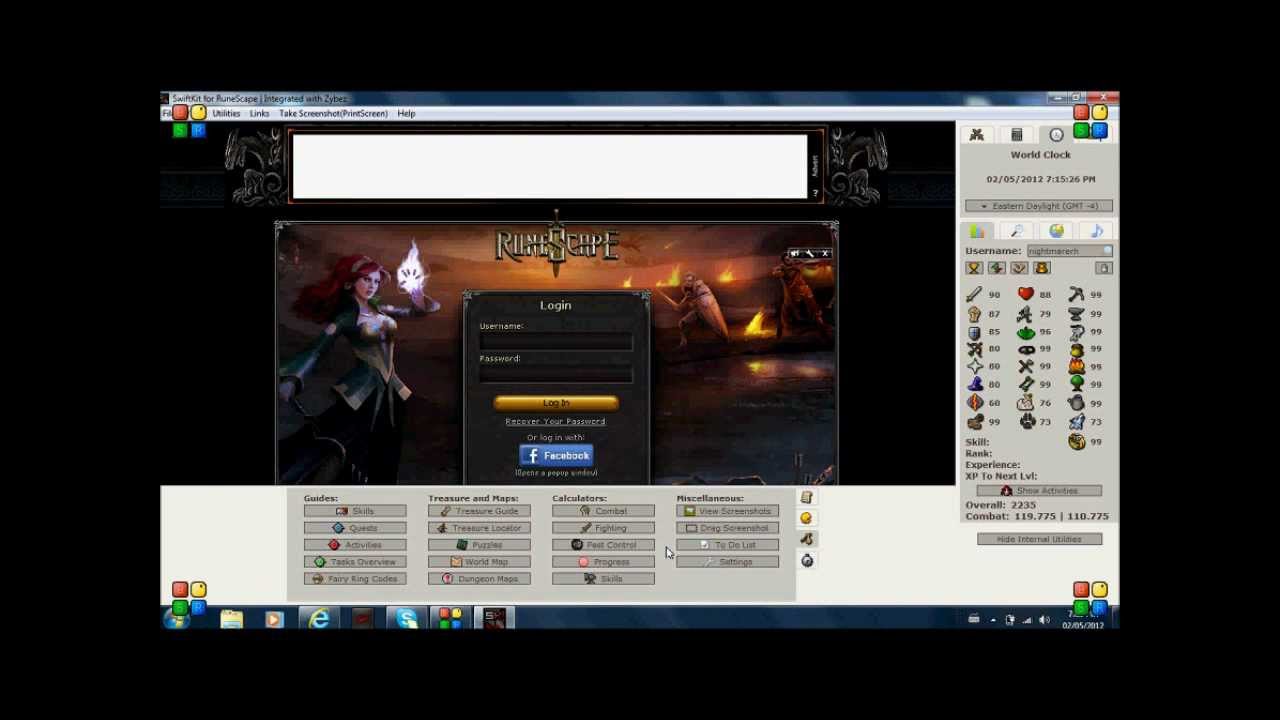 runescape on swiftkit - YouTube