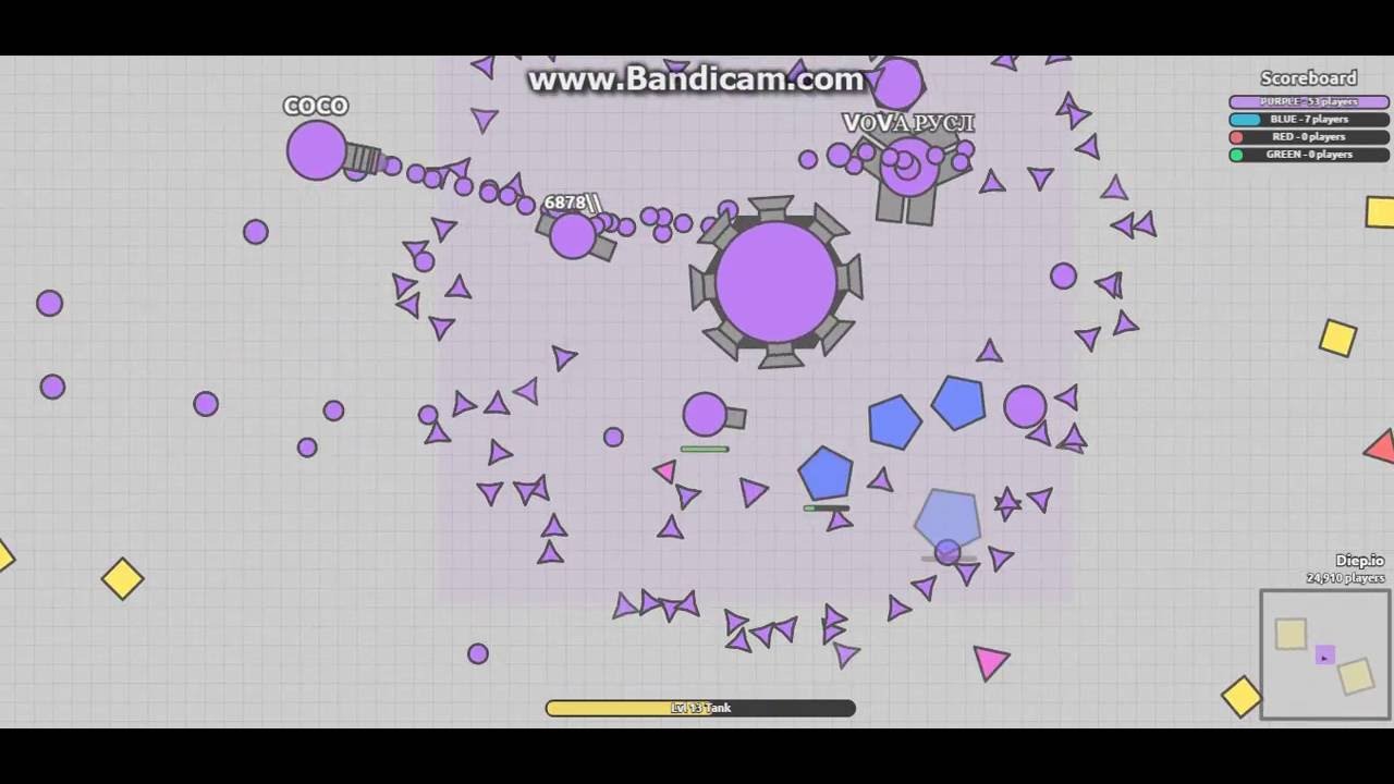 Diep.io // DEFENDER BOSS + Gunner and Trapper Dominator - YouTube