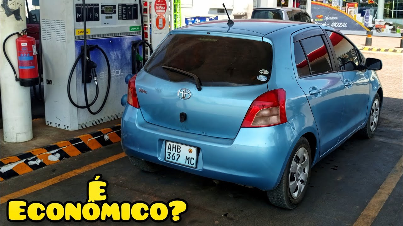 Teste De Consumo Na Cidade Do Toyota Vitz 1.3 CVT 2WD MK2 | - YouTube