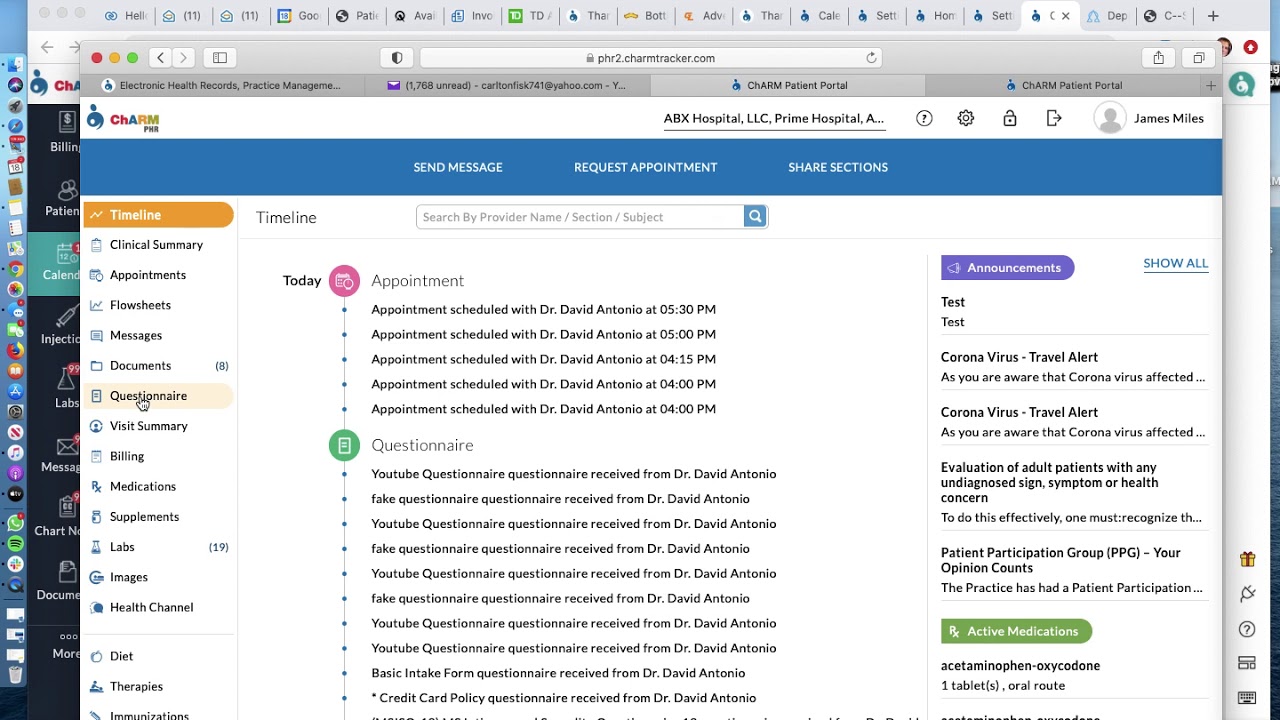 New Widgets within ChARM EHR - YouTube