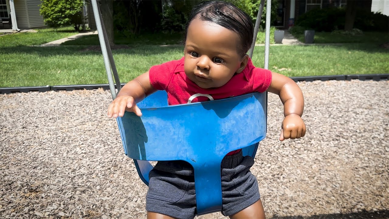 🛝Reborn Baby "Cameron Plays at the Park" 🏞️(roleplay) - YouTube