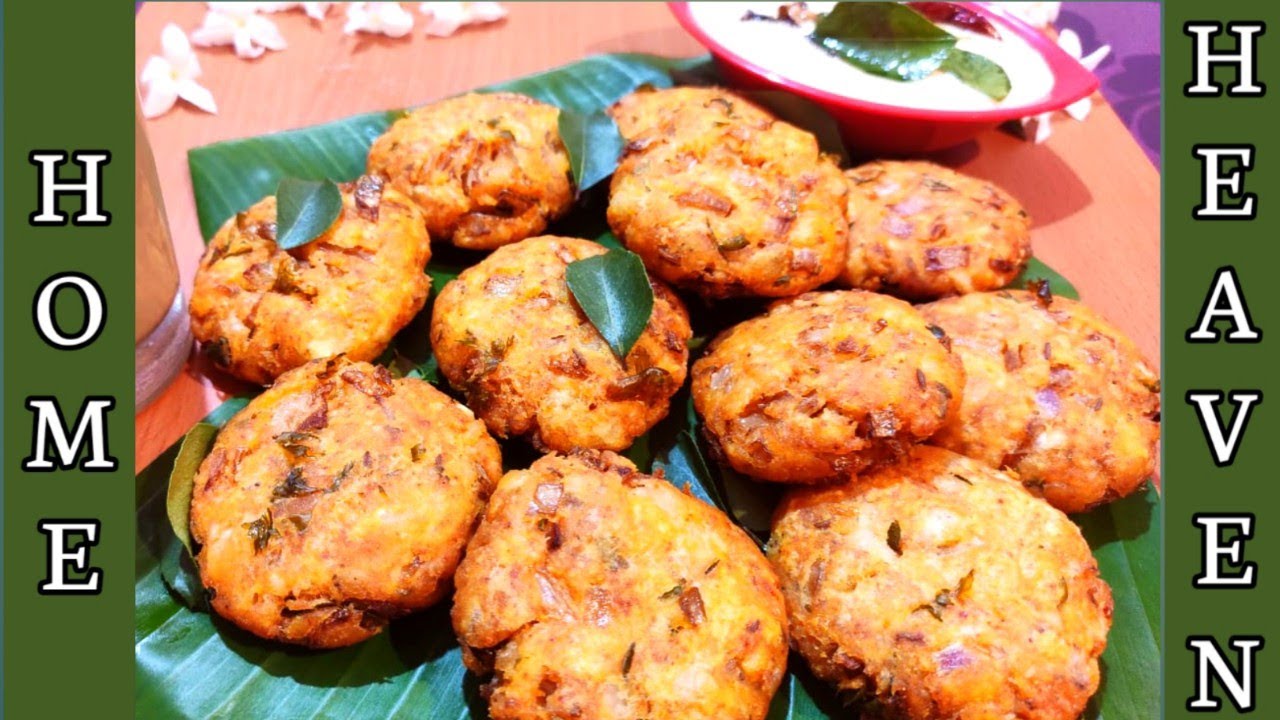Valakkai Vadai in Tamil || வாழைக்காய் வடை || Snacks recipe || Valakkai ...