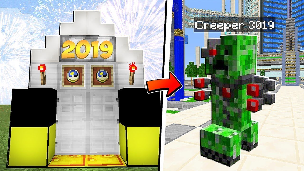 Minecraft Eu Usei A Maquina Do Tempo No Minecraft Incrivel