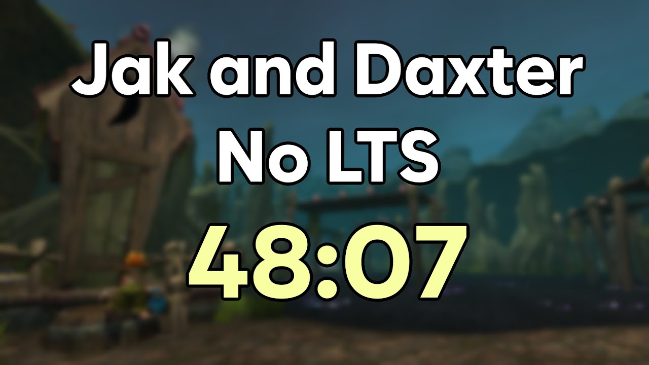 Jak and Daxter OpenGOAL No LTS PB 48:07 - YouTube