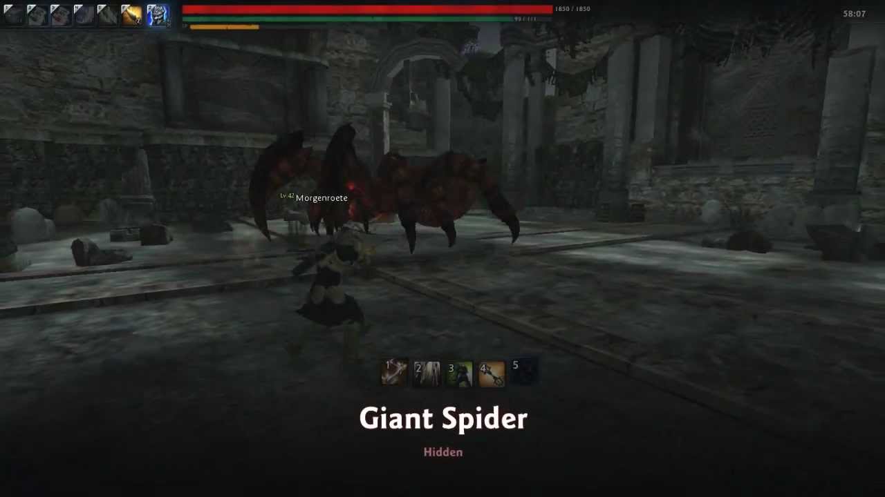 Vindictus - [Solo] Giant Spider (Kai) - YouTube
