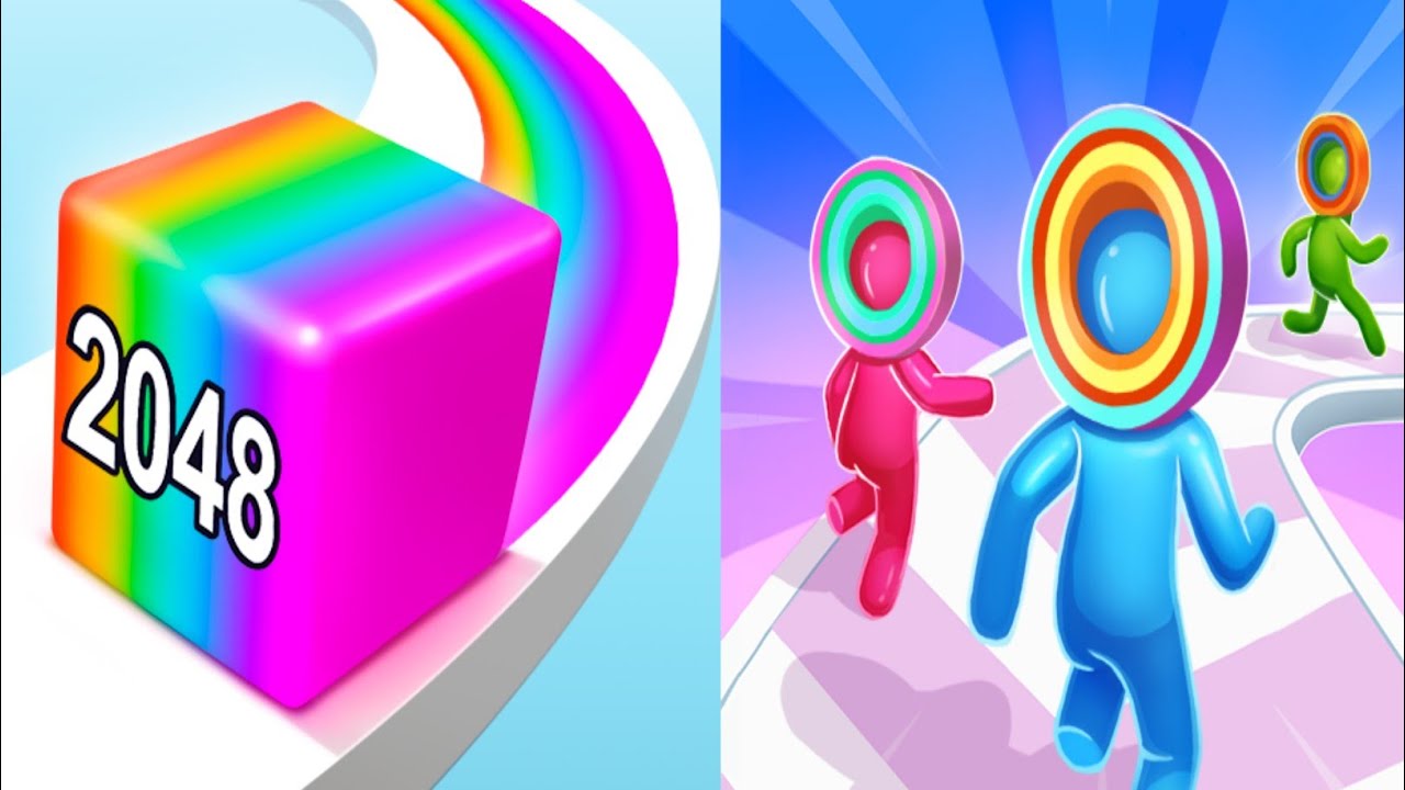 Jelly Run 2048 | Layer Man 3D - All Levels Game Videos Gameplay - YouTube