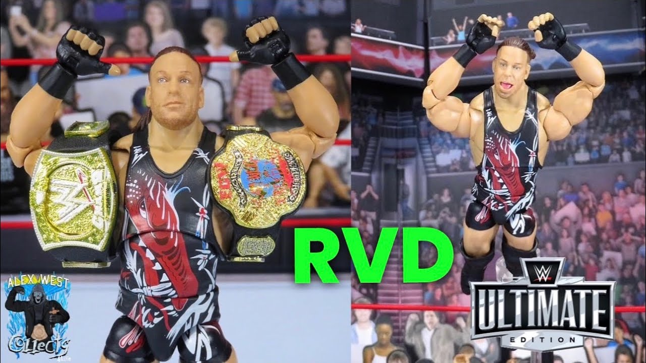 WWE Mattel Ruthless Aggression Ultimate Edition Rob Van Dam RVD Figure ...