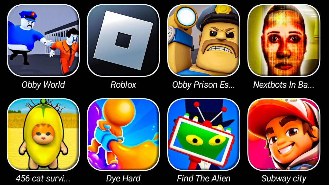 Roblox Best Update,OBBY World,OBBY Prison Escape From Barry,Dye Hard ...