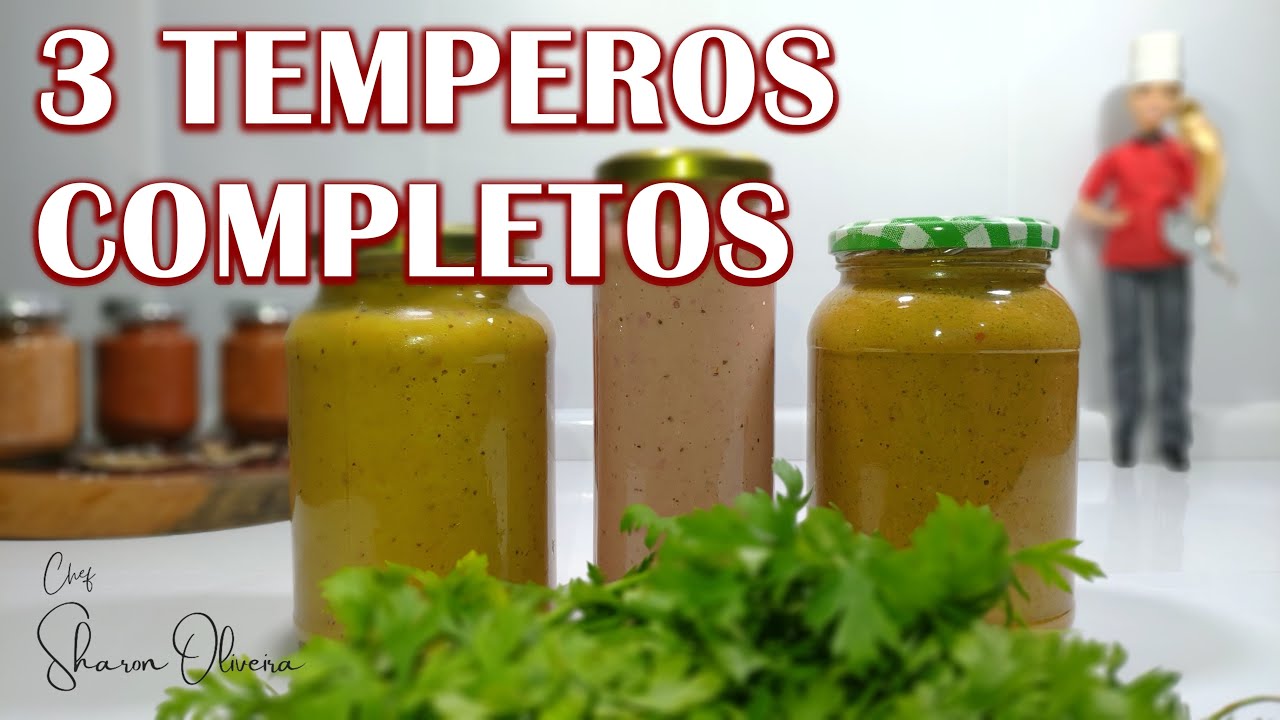 COMO FAZER TEMPERO COMPLETO CASEIRO - YouTube