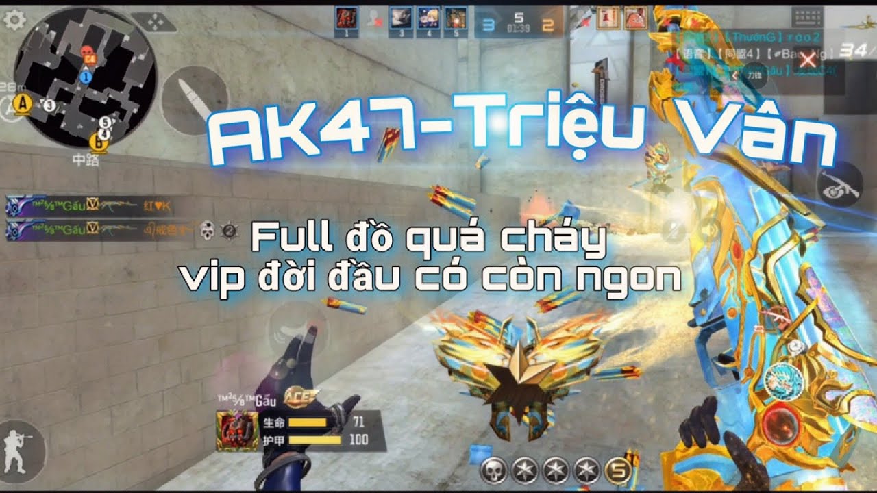 CF Mobile | AK47 Triệu Vân full skin quá đẹp,súng vip biến hình đời đầu ...