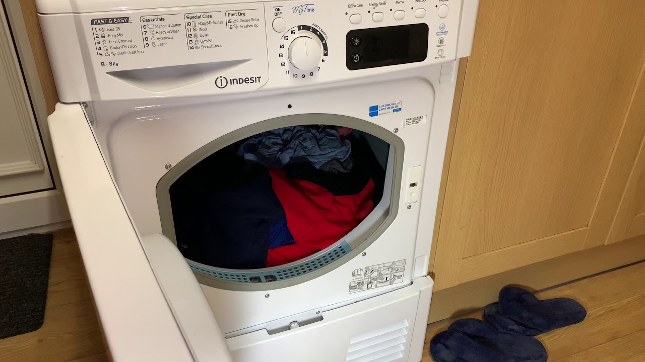 Indesit My Time EDCE85BTM Condenser Tumble Dryer - Standard Cotton ...