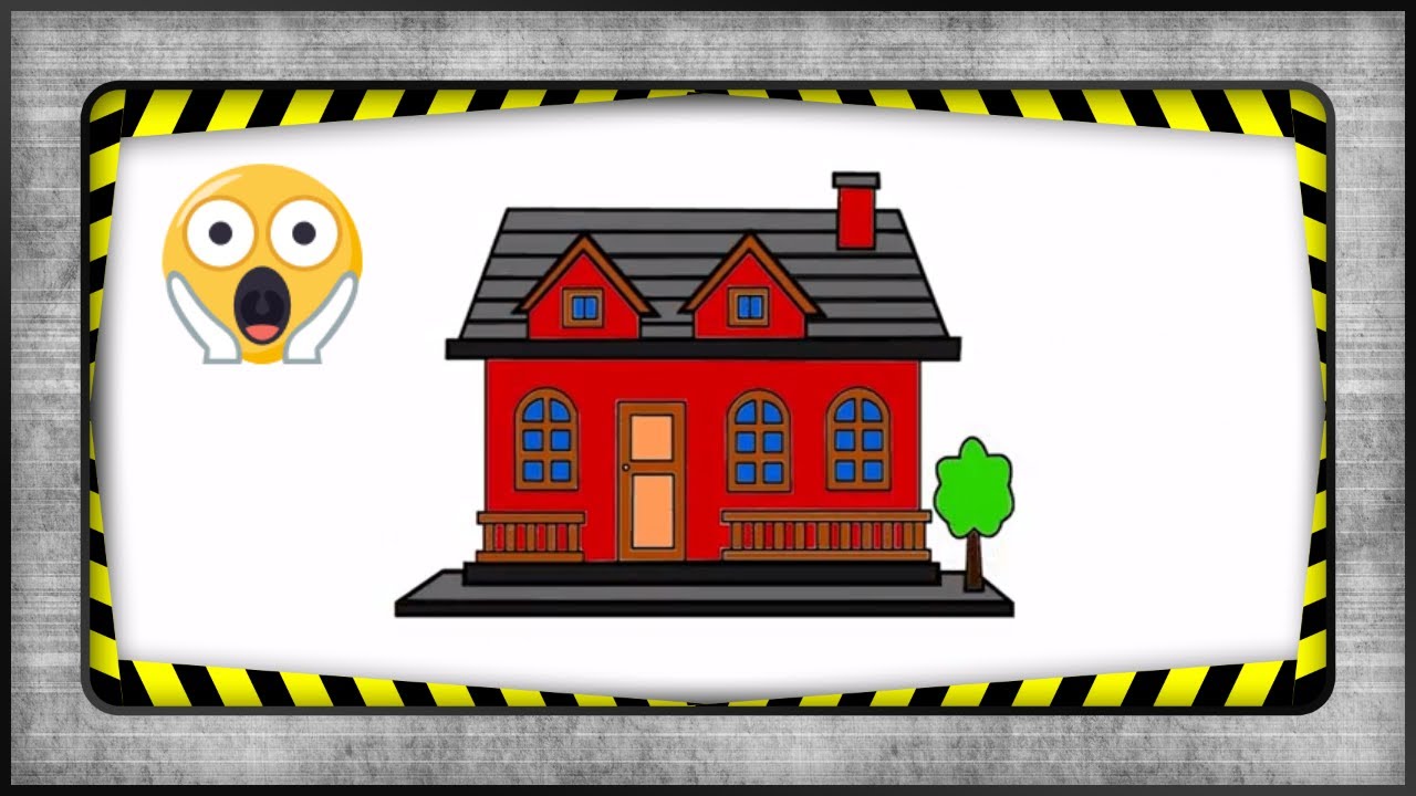 How to draw a dollhouse step by step | dollhuse drawing - YouTube