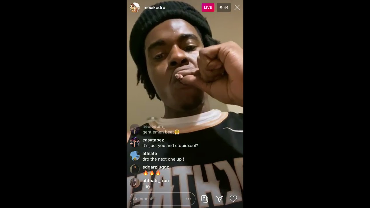 MexikoDro IG Live Playing Beats 🔥🔥🔥 CardoGotWings checks in ...