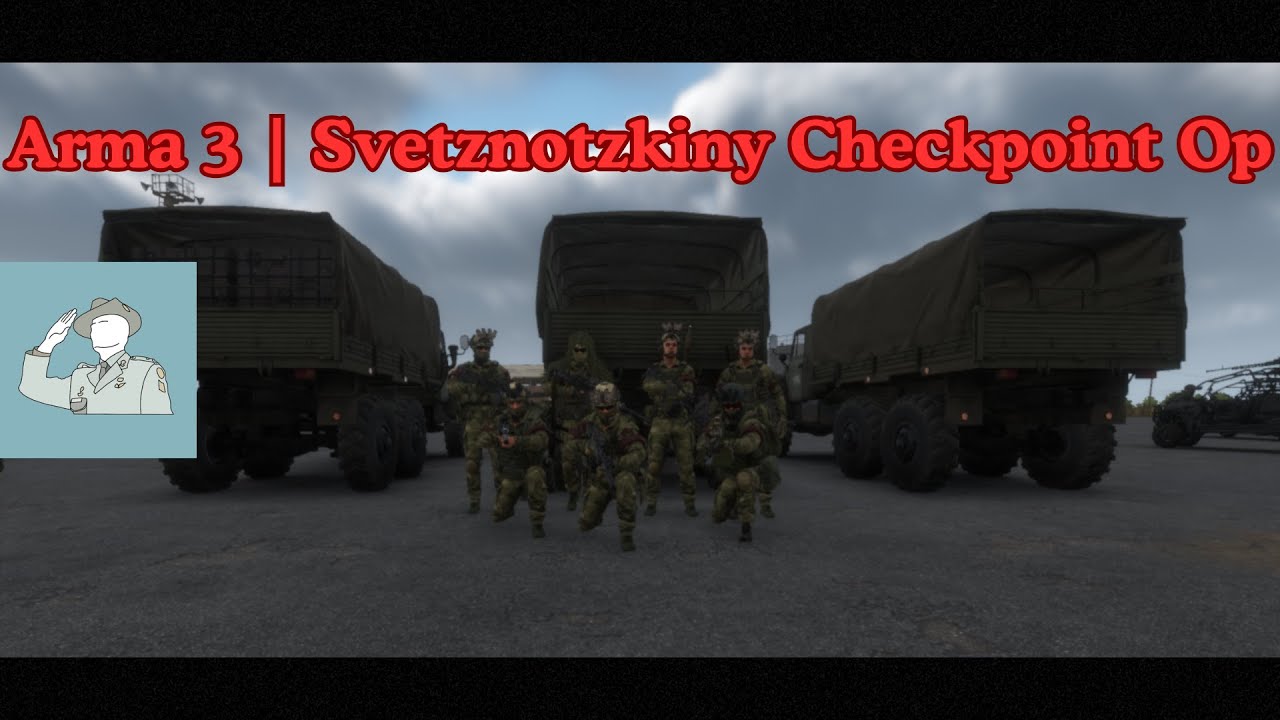 Checkpoint Guard - Arma 3 Millsim (B-Tac Core) - YouTube